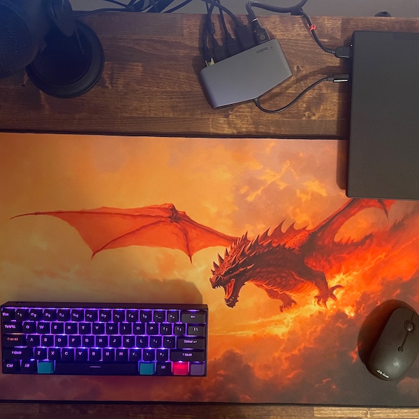 Dragon Mouse Pad - Etsy