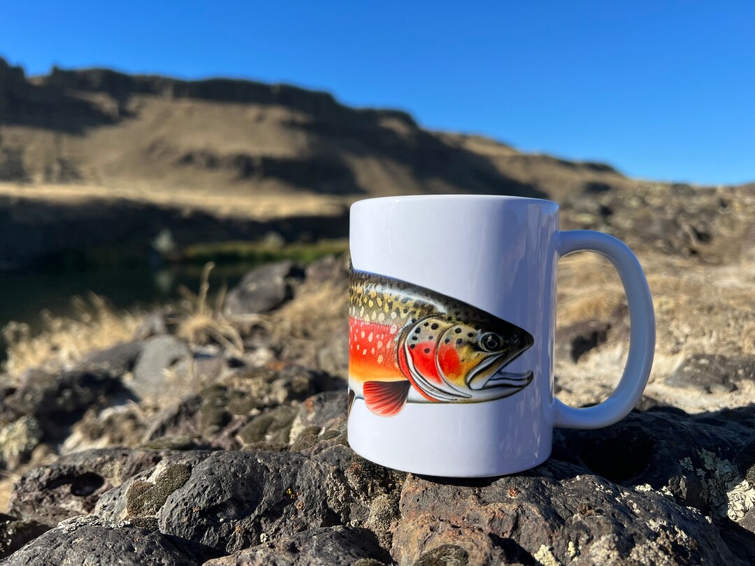 Brook Trout Mug - Etsy