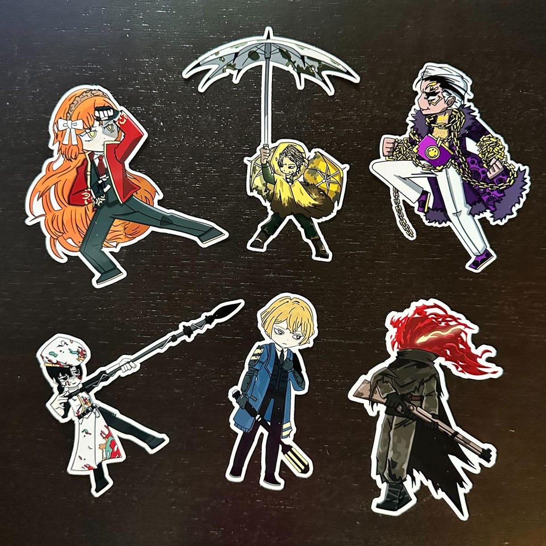 Limbus Company Sticker: Werner/der Fluchschutze/liu Ishmael/sunshower ...