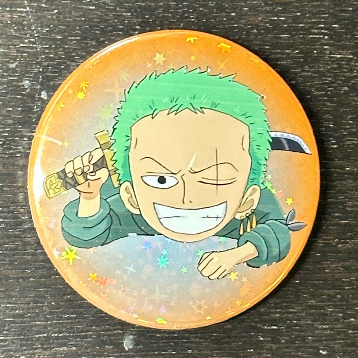 Monkey D. Luffy / Zoro Roronoa Fan Art Pin Buttons - Etsy