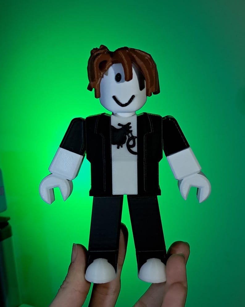 Noob Figure With 3D Printed Model Bacon Hair ROBLOX Figured Forsaken ...
