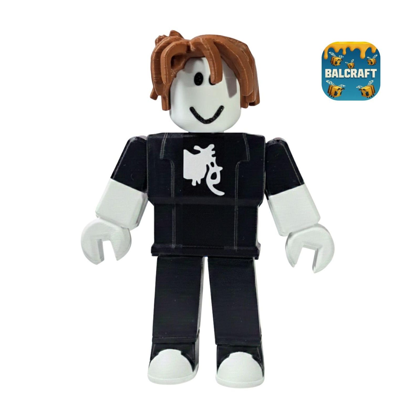 Noob Figure With 3D Printed Model Bacon Hair ROBLOX Figured Forsaken ...