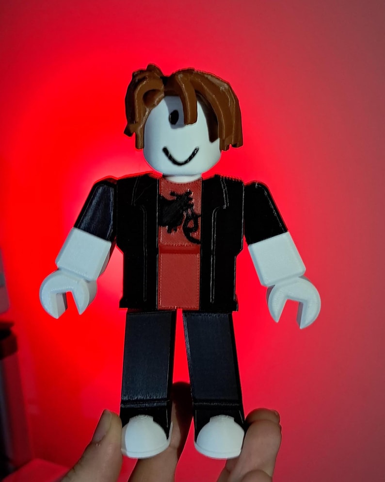 Noob Figure With 3D Printed Model Bacon Hair ROBLOX Figured Forsaken ...