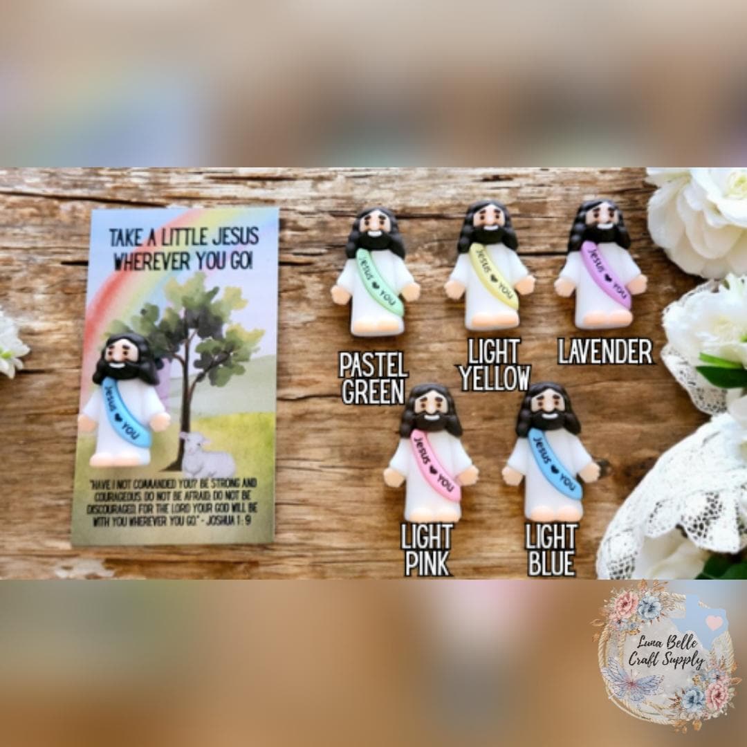 Pocket Jesus Figurine With Prayer Card: Christian Faith Gift - Etsy
