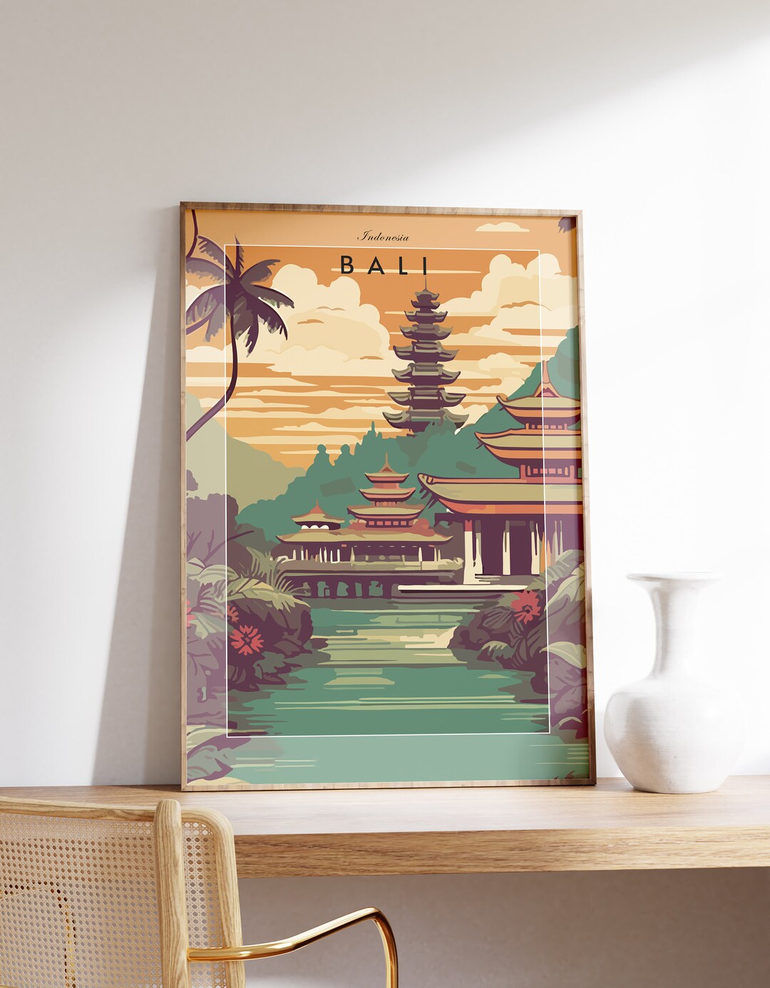 Indonesia Travel Poster | Indonesia Travel Print | Indonesia Wall Decor ...