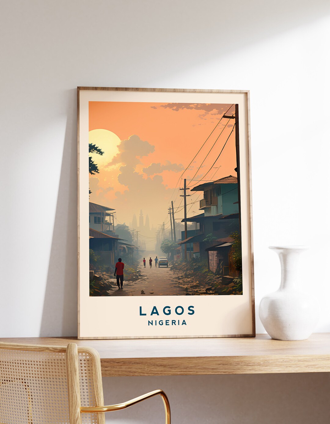 Nigeria Wall Art | Lagos Travel Print | Lagos Decor | Lagos Poster ...
