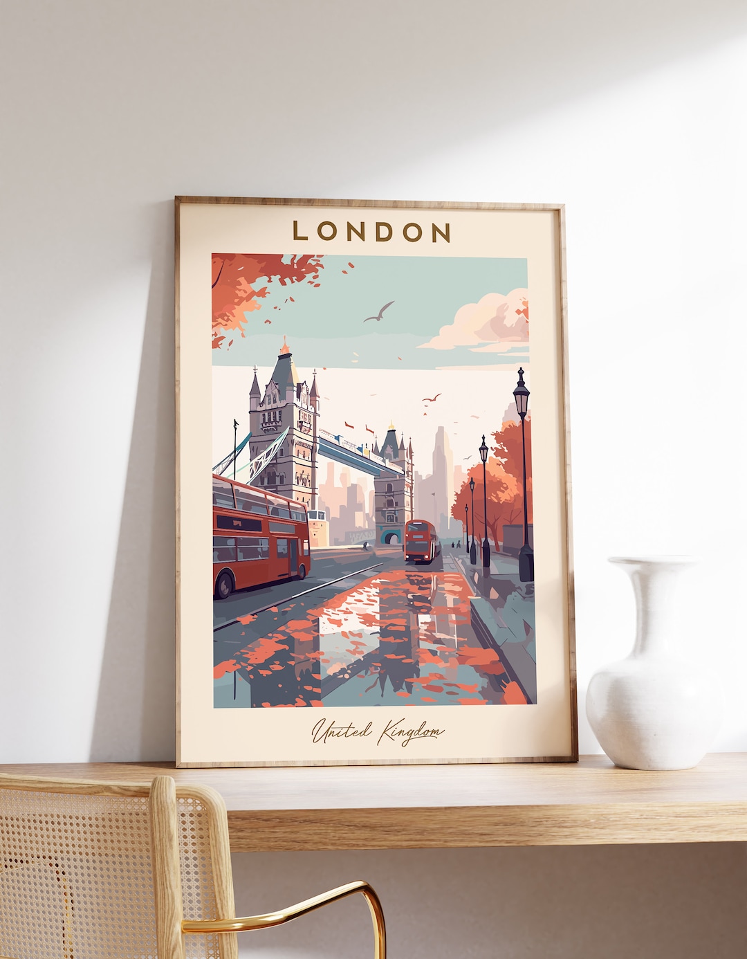 United Kingdom Wall Art | London Travel Print | London Decor | United ...
