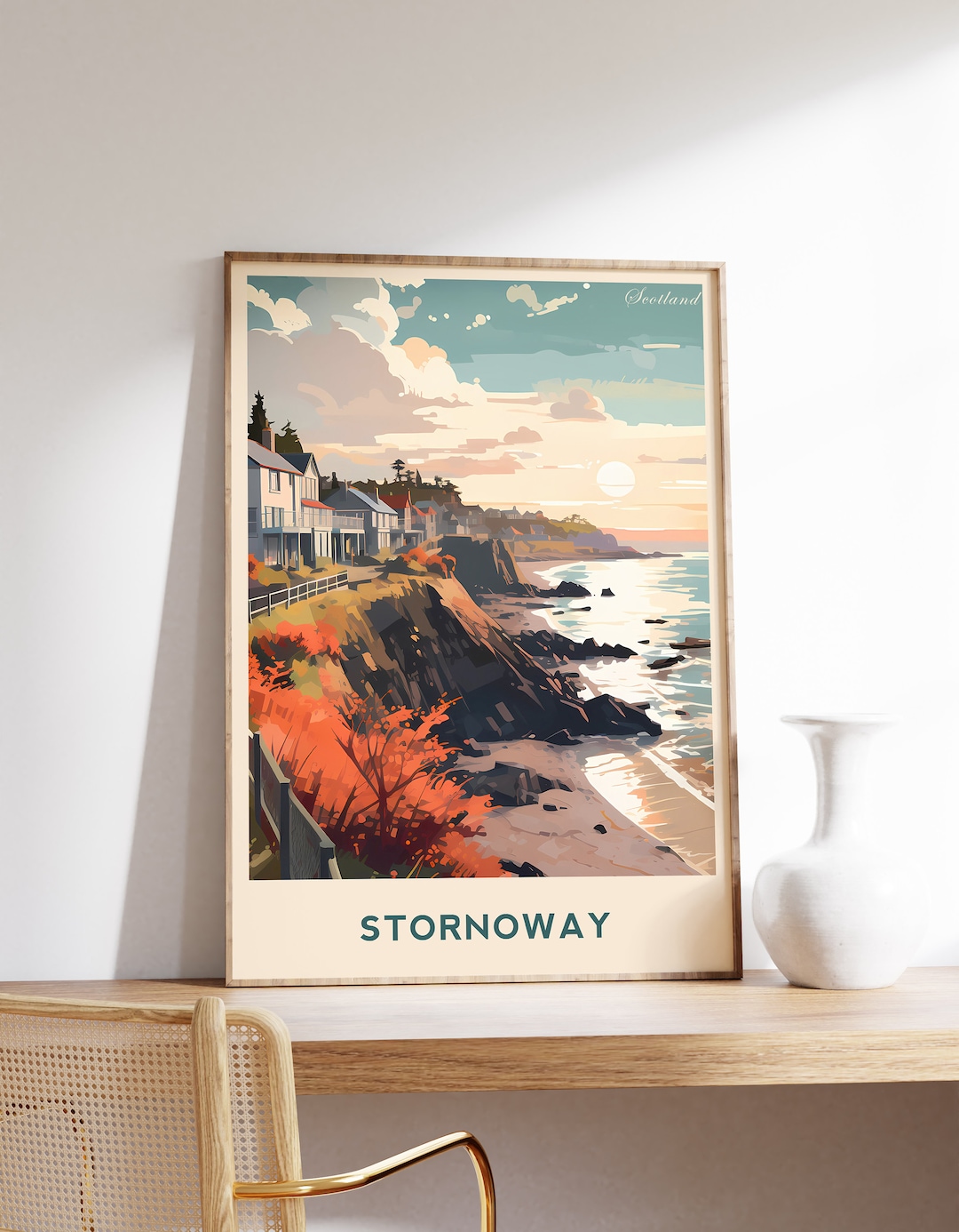 Stornoway Wall Art | Stornoway Travel Print | Stornoway Decor ...
