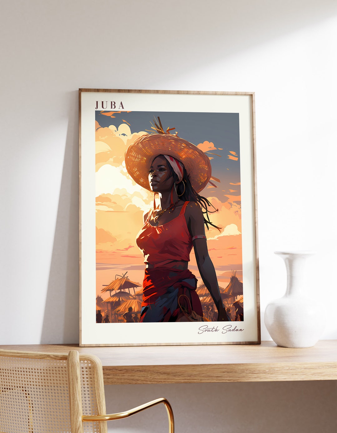 Juba Travel Poster | South Sudan Travel Decor | South Sudan Poster ...