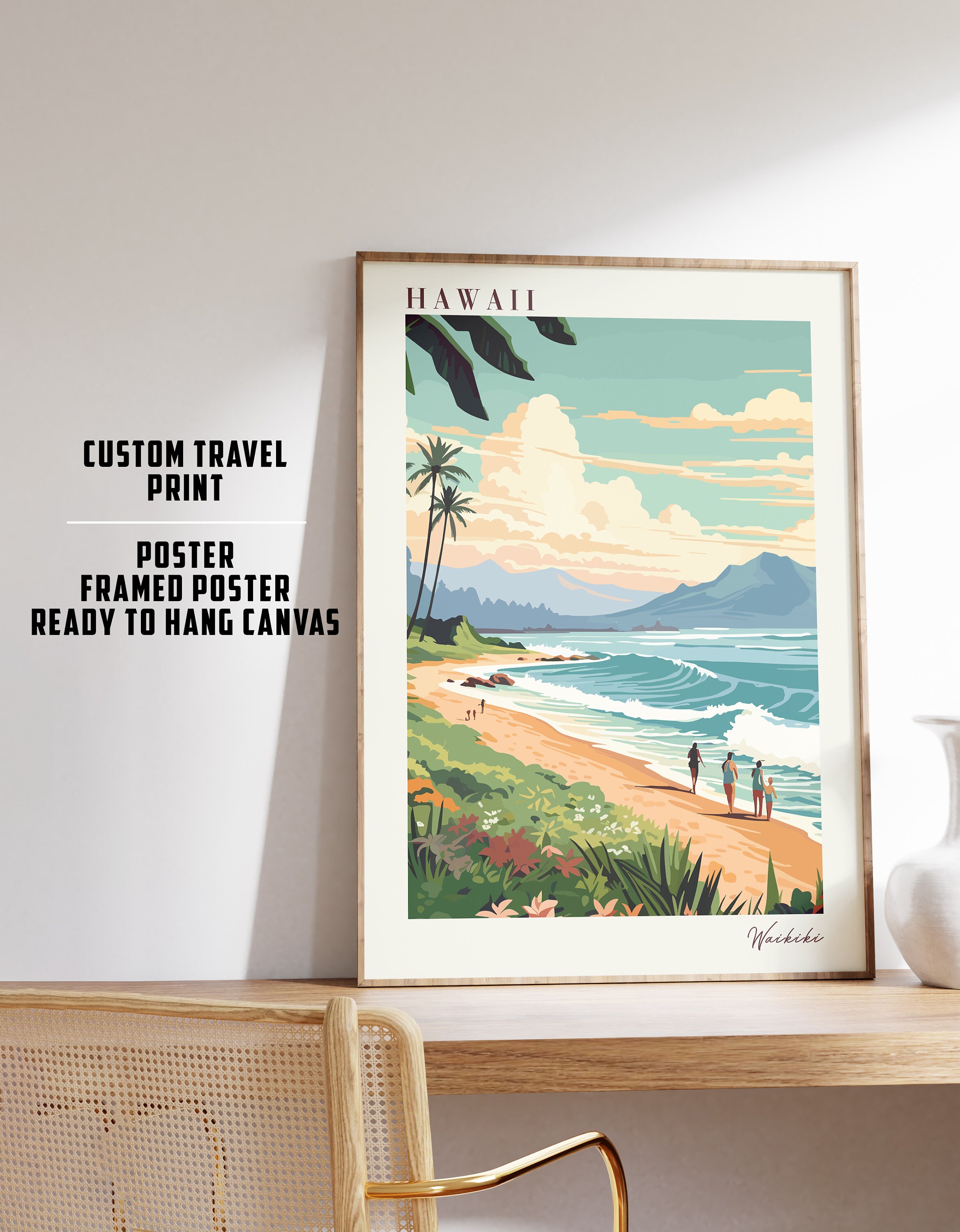 Custom Travel Print Choose Locations Personalized Travel Print ...