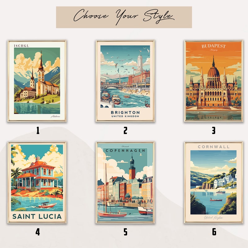 Vintage Travel Posters - Etsy