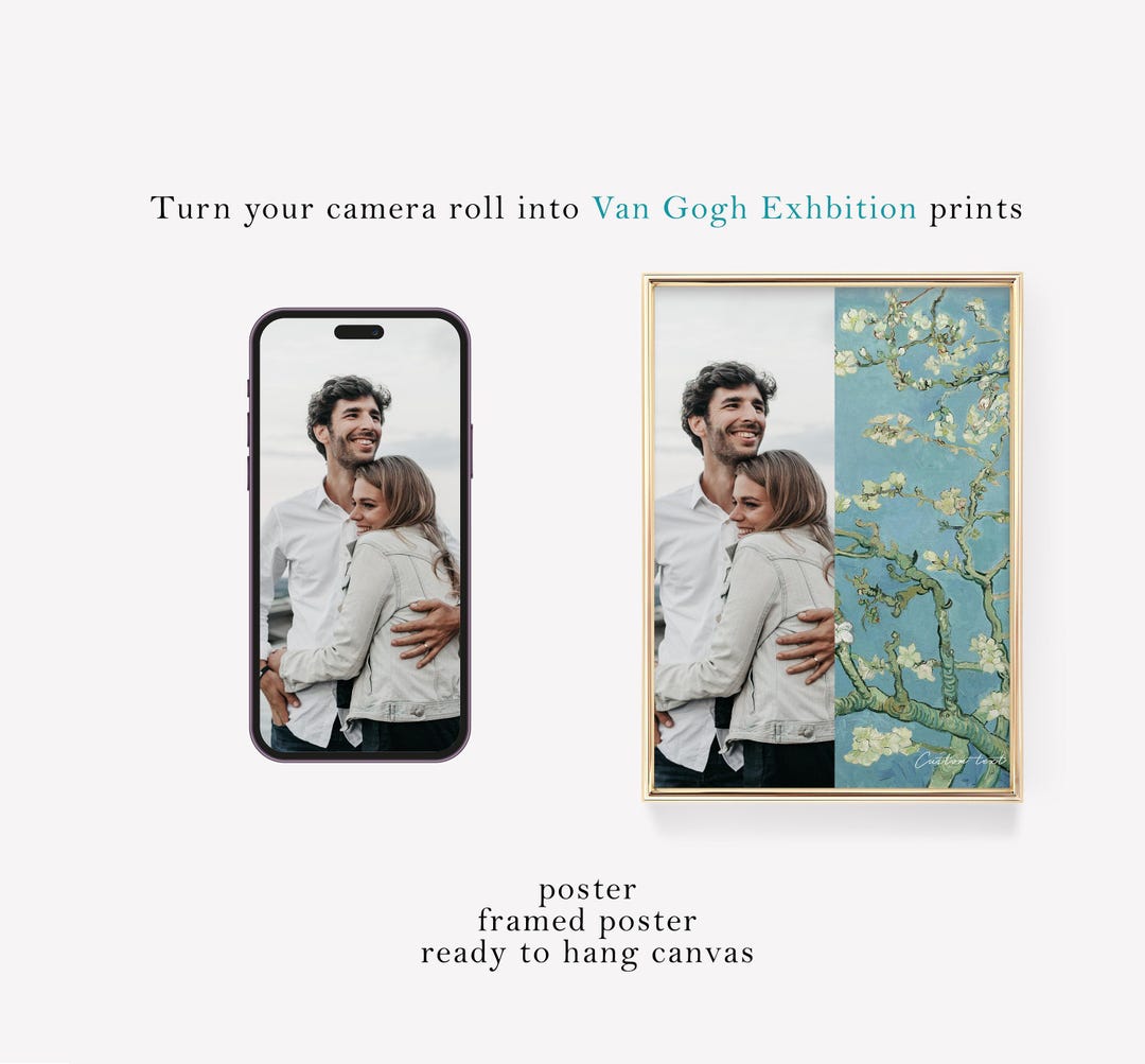 Turn Your Camera Roll Into a Van Gogh Exhibition Print | Custom Photo ...