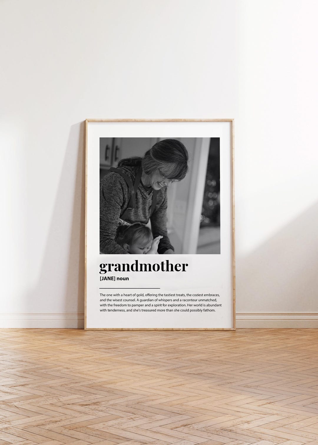 Personalized Grandmother Definition Print | Grandmother Gift ...