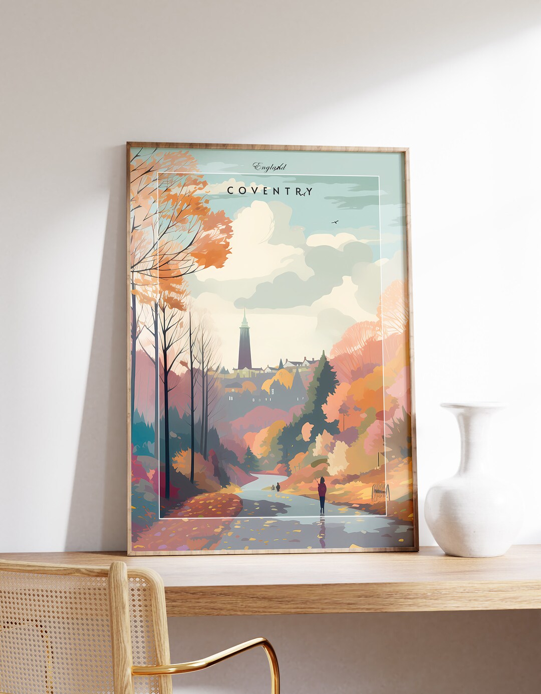 England Wall Art | Coventry Travel Print | Coventry Decor | Coventry ...
