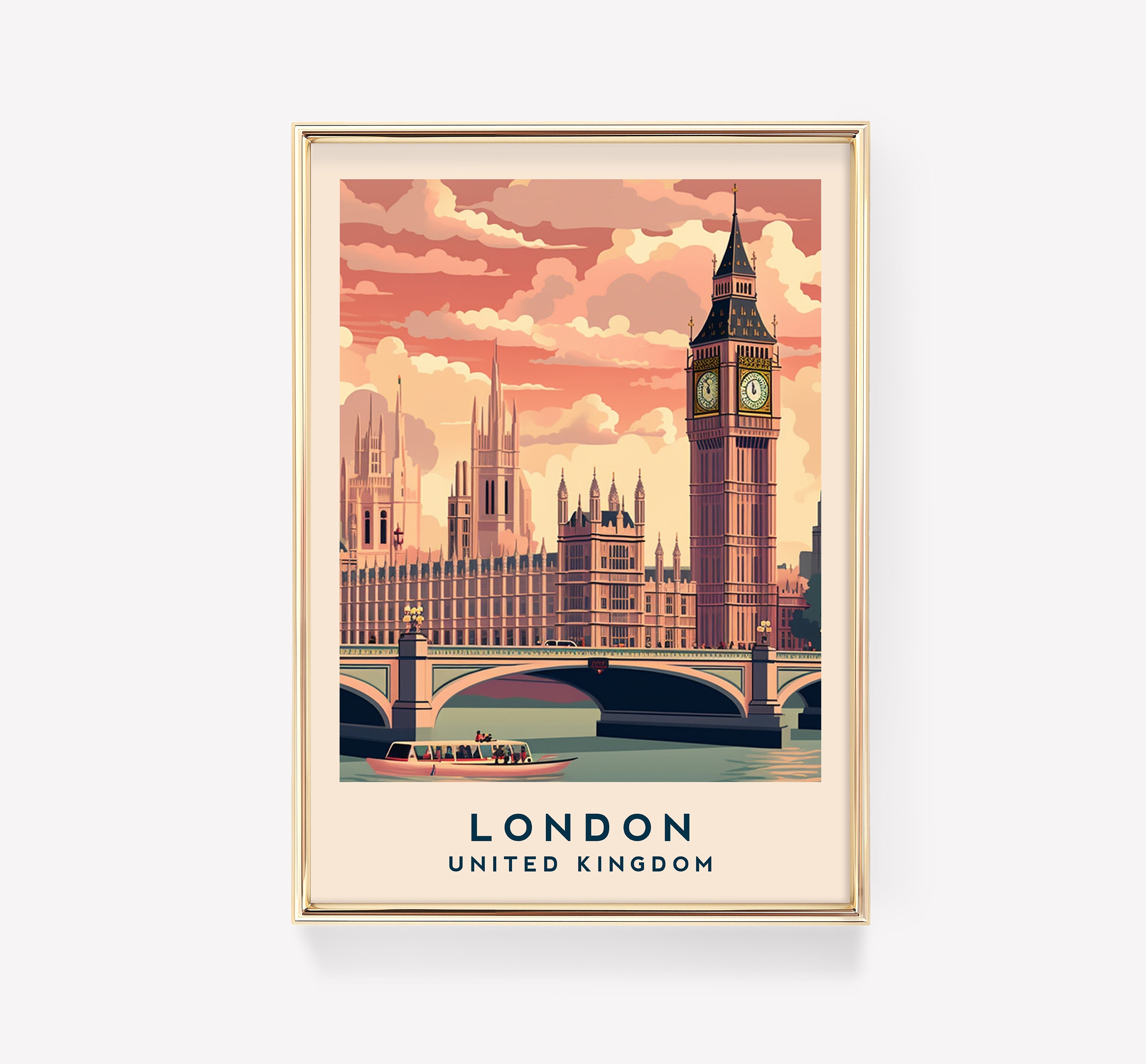 London Travel Poster England Travel Poster London Print England Poster ...