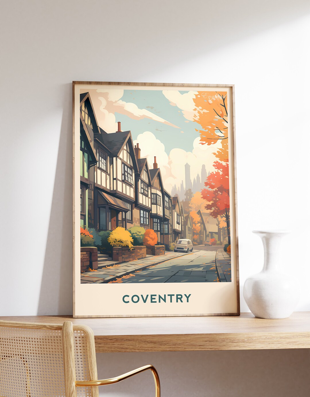 Coventry Wall Art | Coventry Travel Print | Coventry Decor | England ...