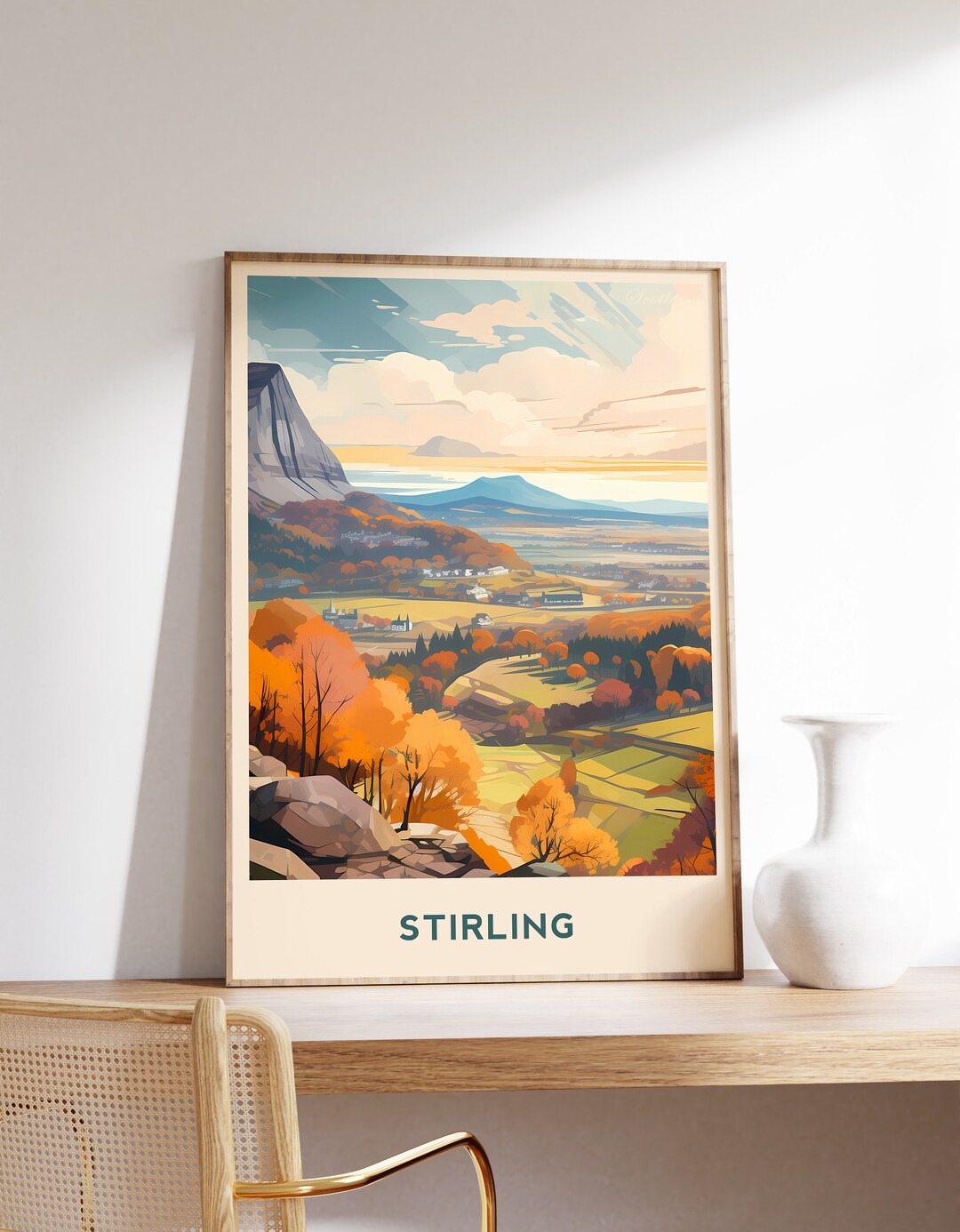 Stirling Wall Art | Stirling Travel Print | Stirling Decor | Scotland ...