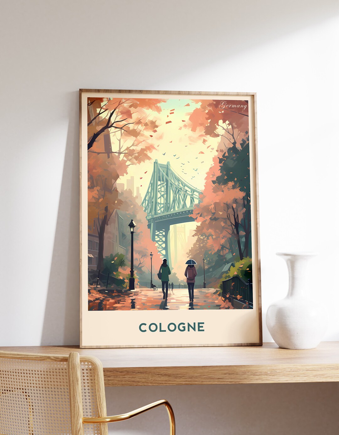 Cologne Wall Art | Cologne Travel Print | Cologne Decor | Germany Print ...