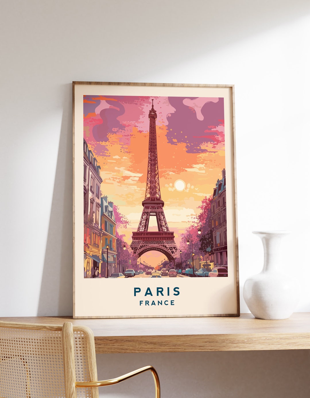 Paris Travel Print | France Travel Poster | France Art Gift | France ...