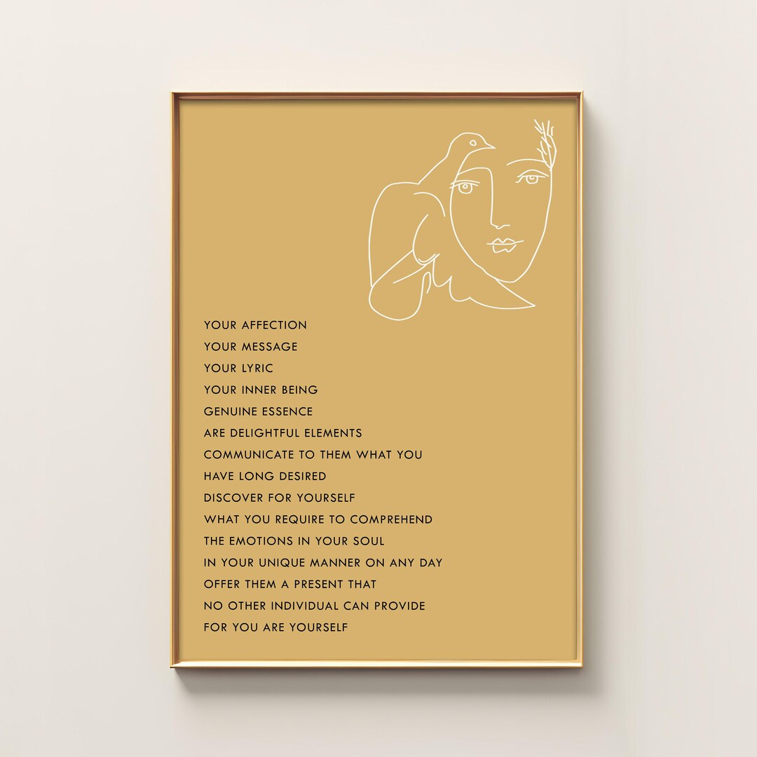 Custom Quote Print | Create Your Own Words | Personalized Poster | Song ...