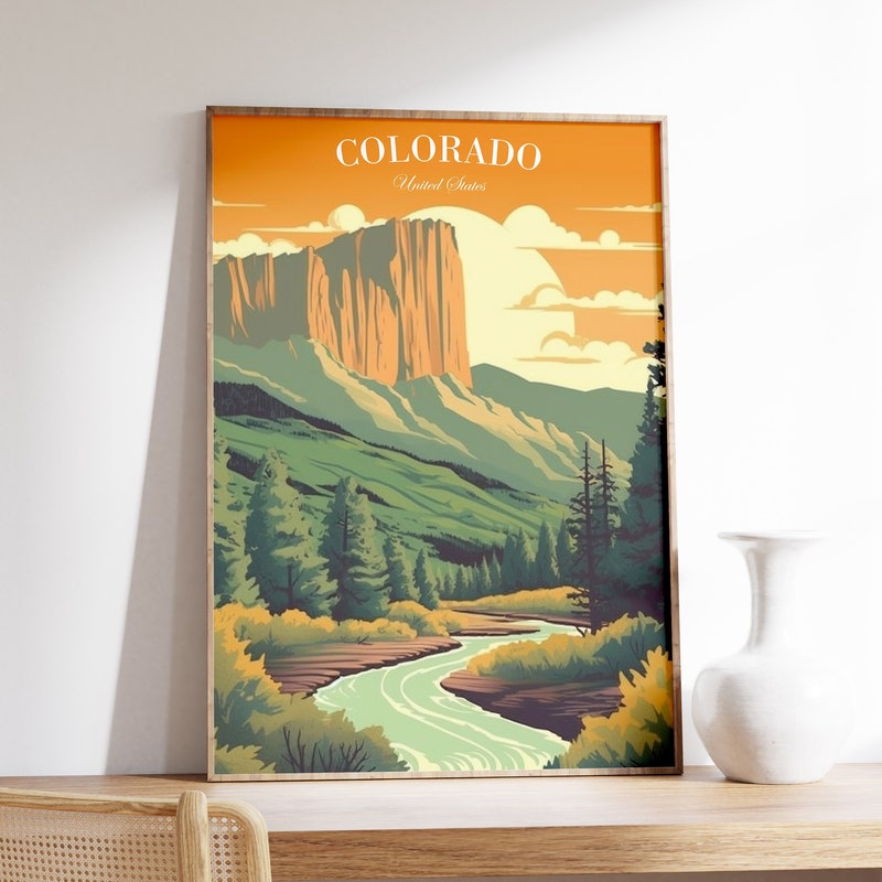 Colorado Poster - Etsy