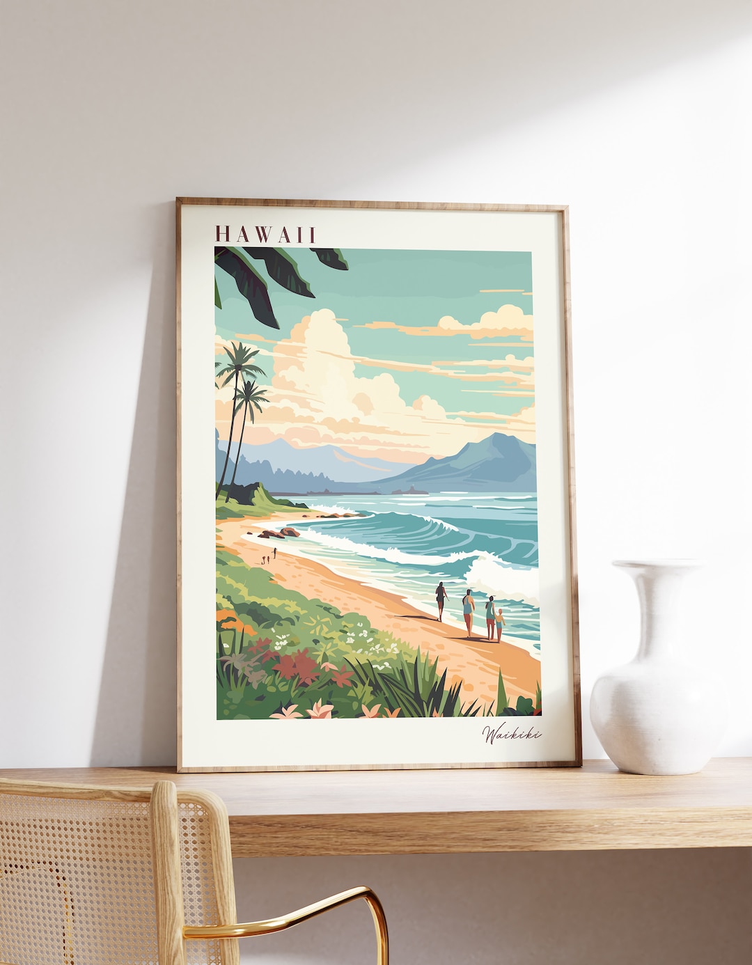 Hawaii Travel Print | Hawaii Travel Poster | Hawaii Wall Art | Hawaii ...