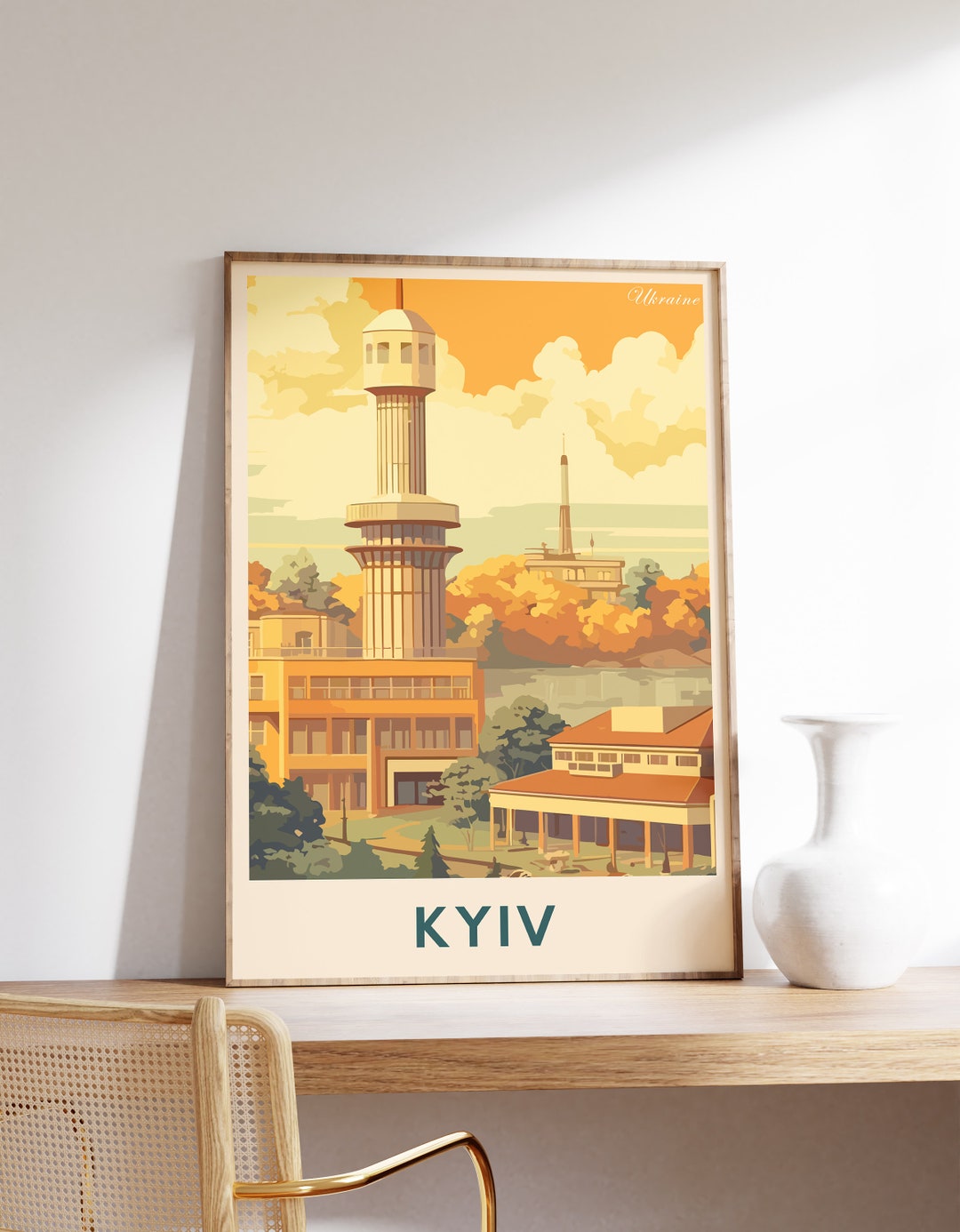 Ukraine Travel Poster | Kyiv Travel Decor | Kyiv Artwork | Kyiv Poster ...
