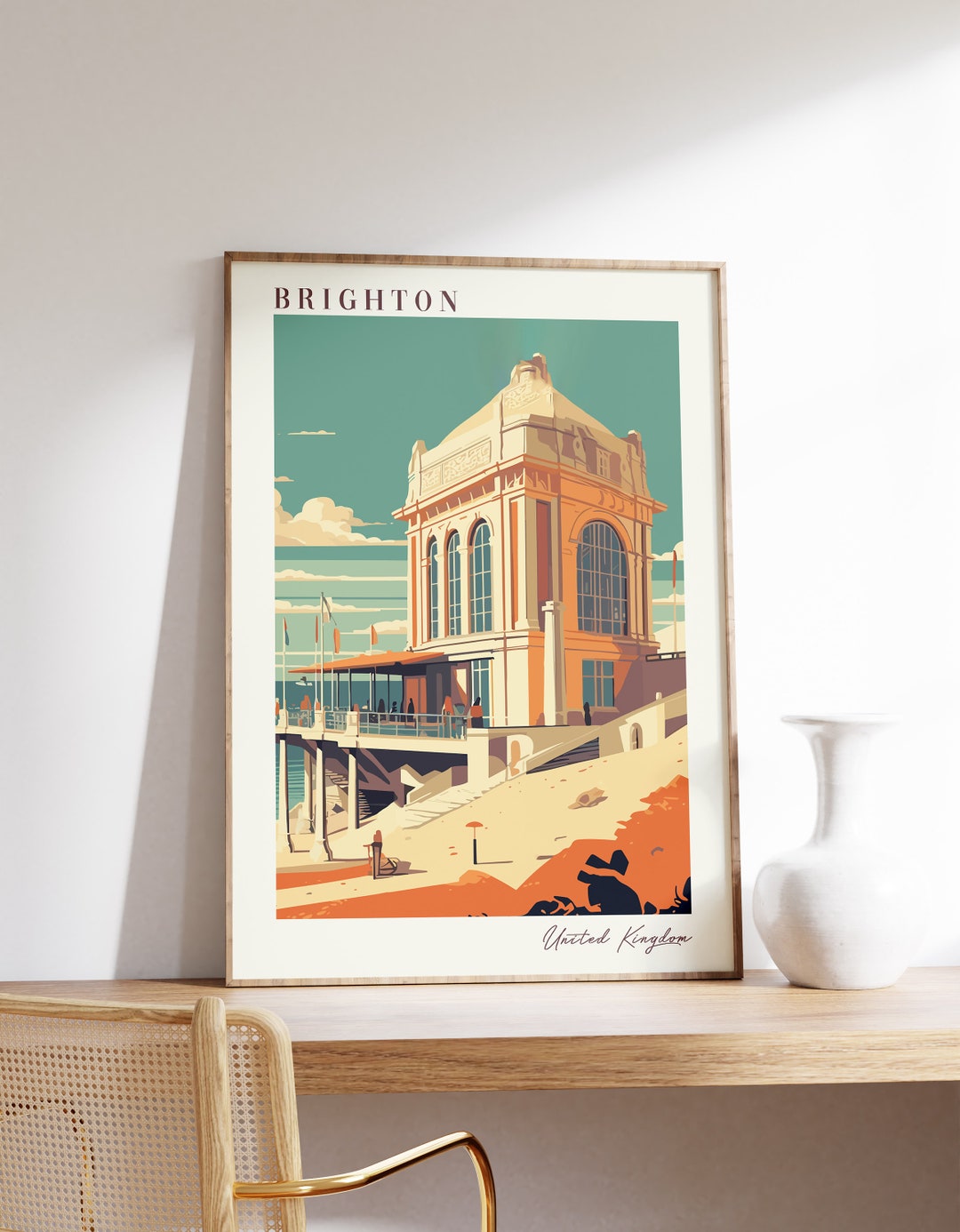 Brighton Wall Art | Brighton Travel Print | Brighton Decor | England ...