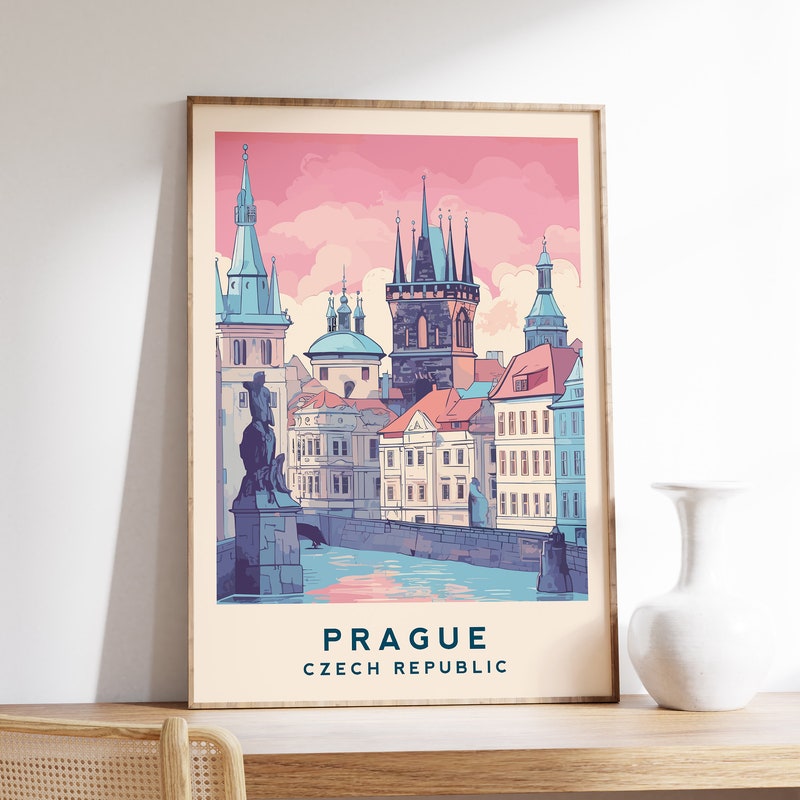 Prague Poster - Etsy