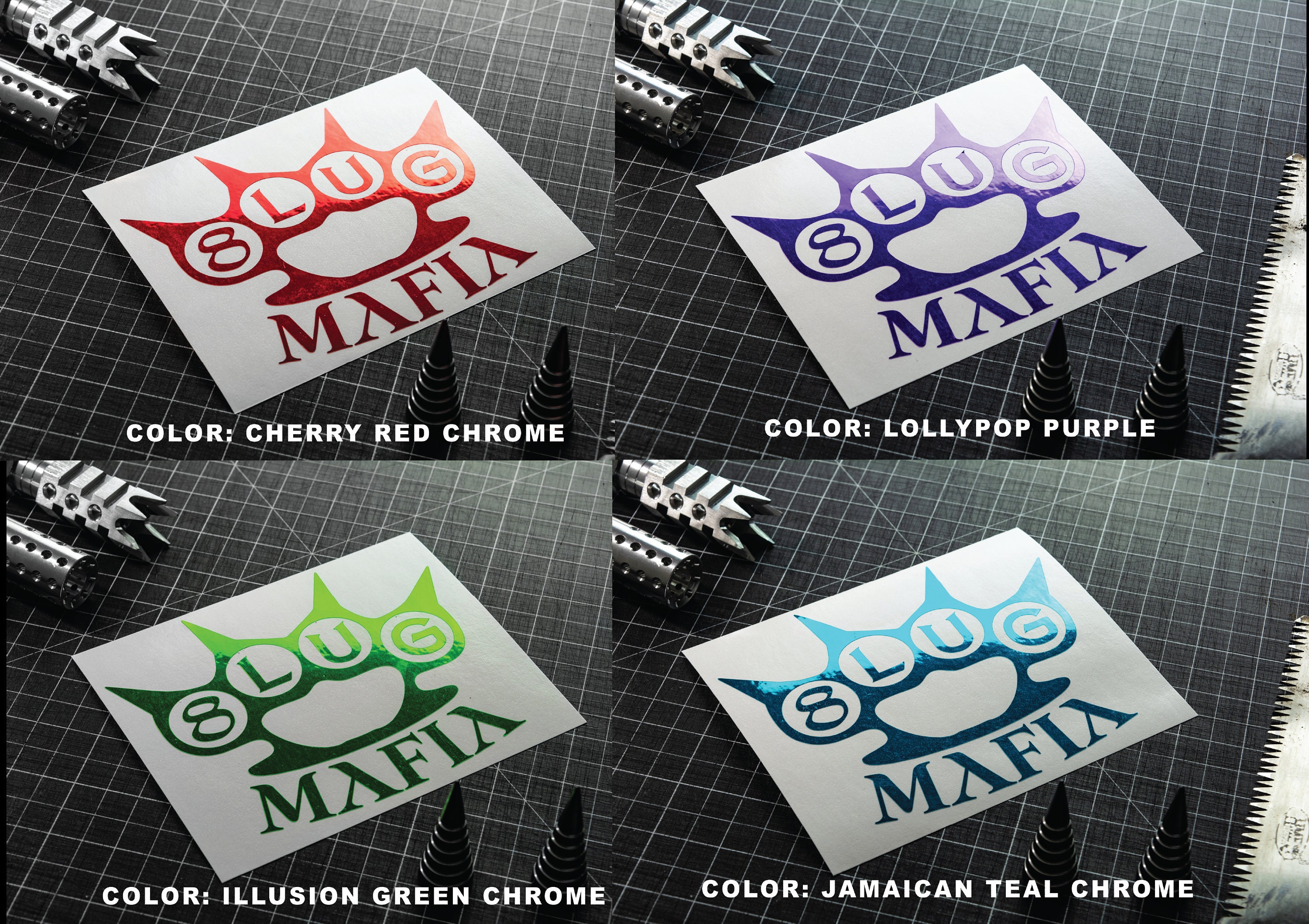 MEGA Sticker PACK, (20 Colors) Custom Decal Bumper Sticker Window ...