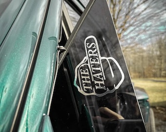Haters Gonna Hate JDM Funny Sticker Decal - Etsy