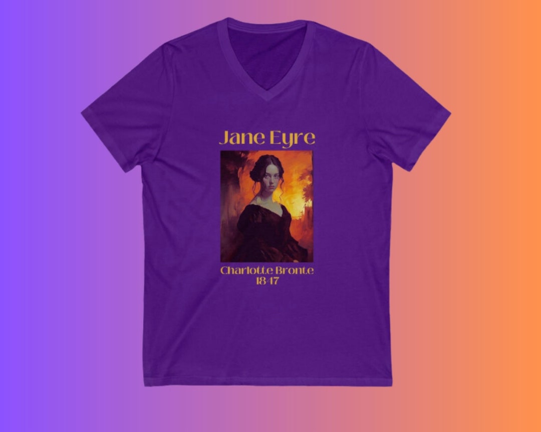 Jane Eyre V Neck Shirt Fictional Book Fandom Merch Book Lovers Shirt ...