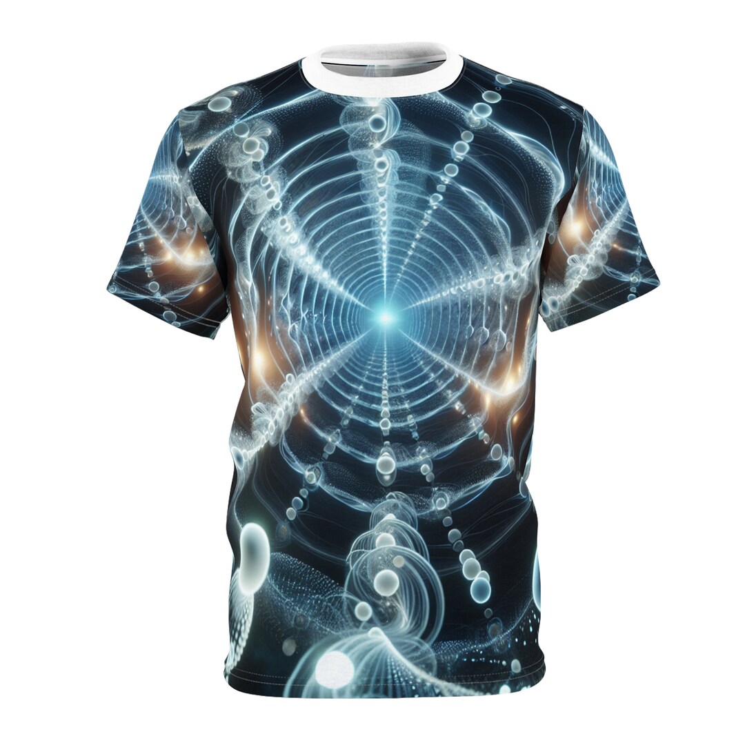 Cyberpunk Bioluminescent Orbs T-shirt Ethereal Universe Symmetrical ...