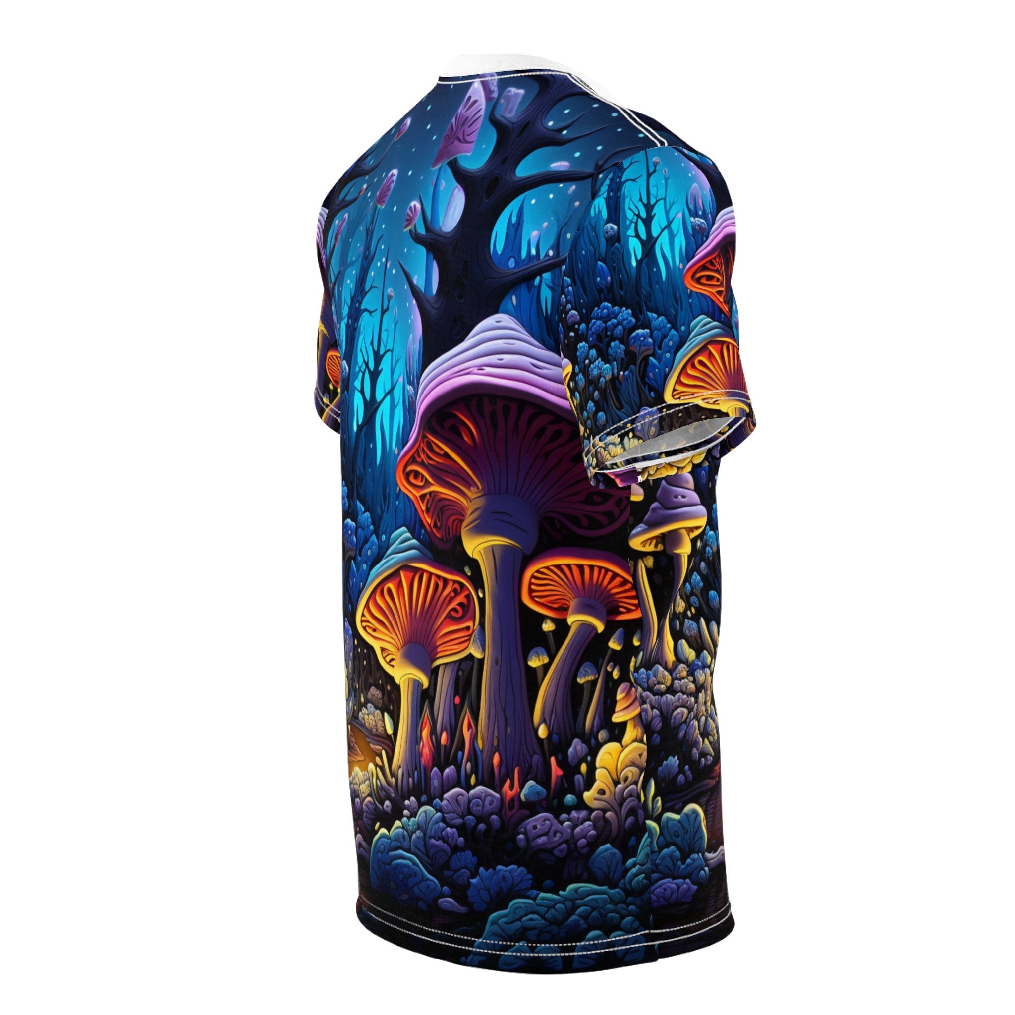 Emilia Vanetti - Psychedelic Camouflage Tee - Blacklight Reactive ...