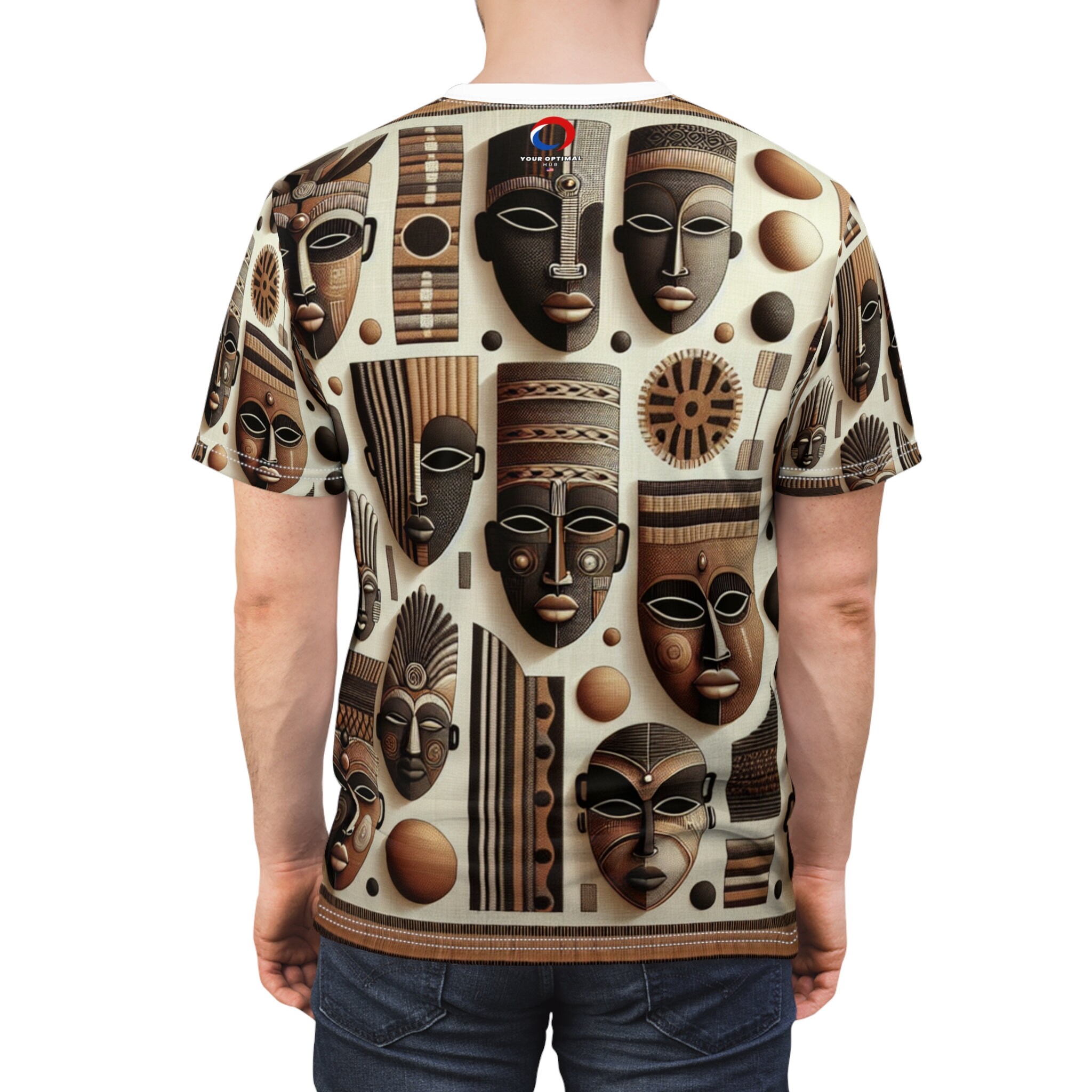 Curated African Mask Gallery T-shirt: Classic Heritage Meets Modern ...