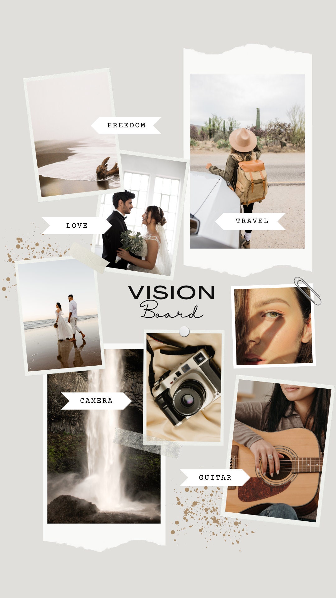 Printable Vision Board Bundle With 450 Printable Photos, Affirmations ...