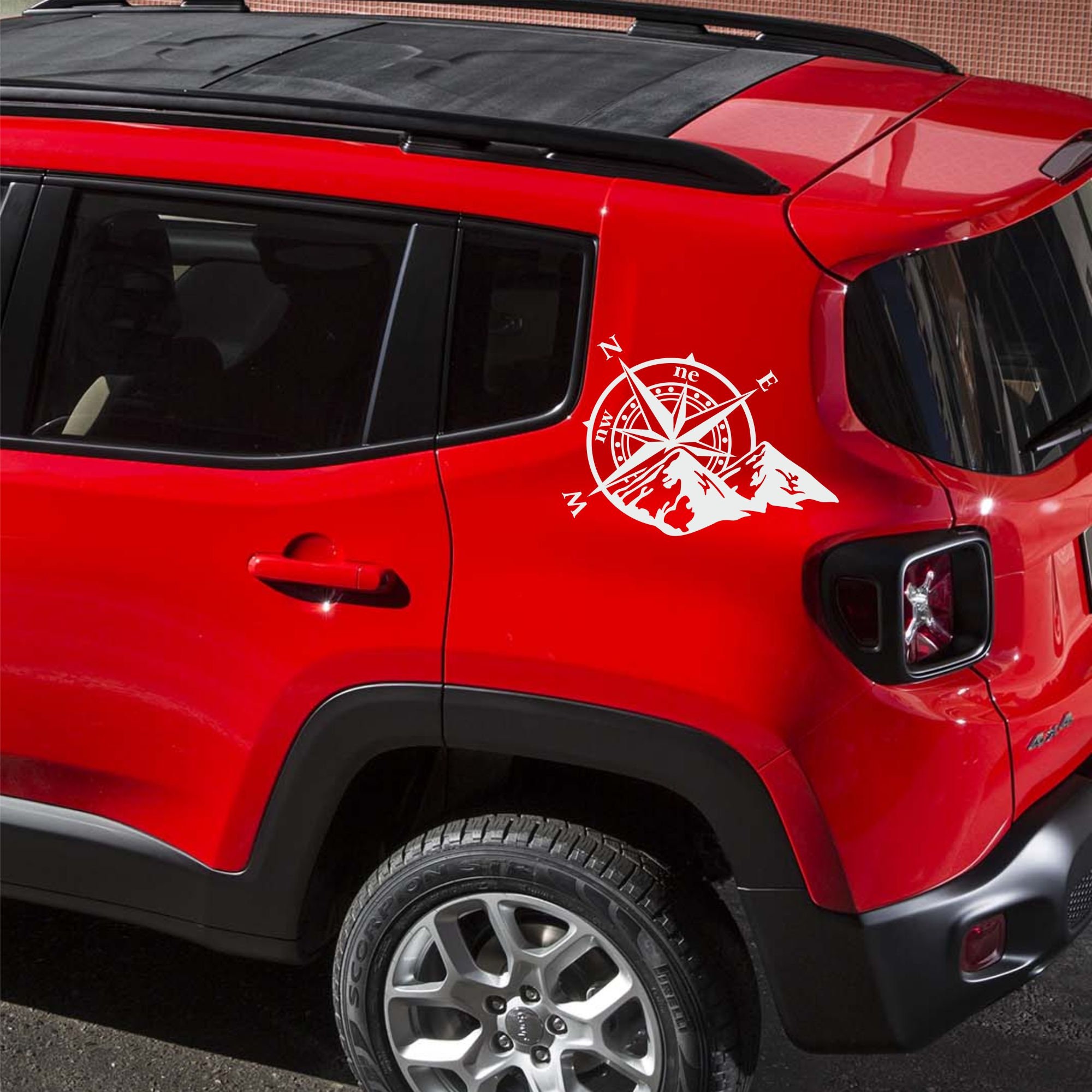 Compass Sticker Compass Window Decal Compass 4x4 off Road - Etsy