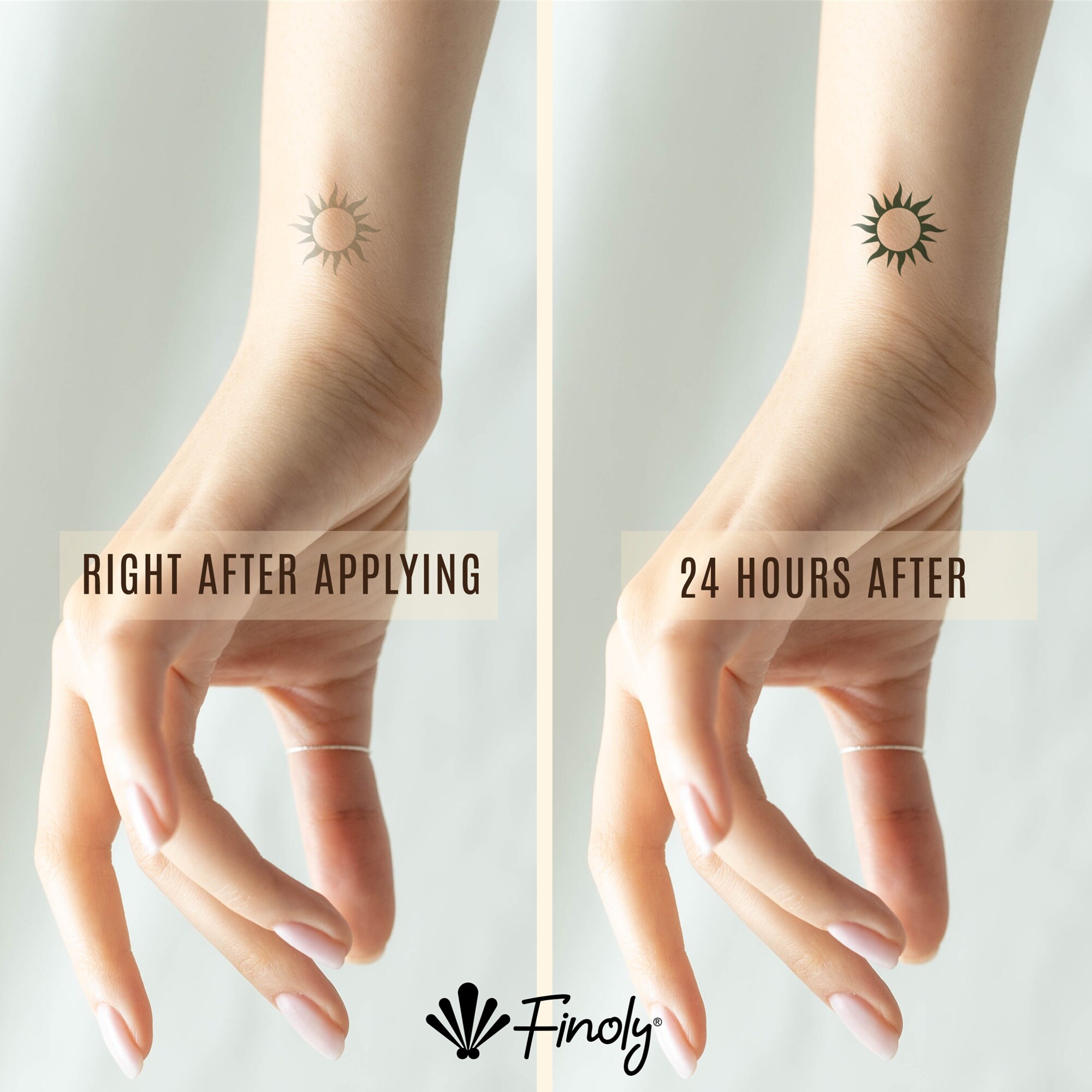 Semi Permanent Tattoo Hand Tattoo Pack X 20 Units Temporary Tattoo Fake ...