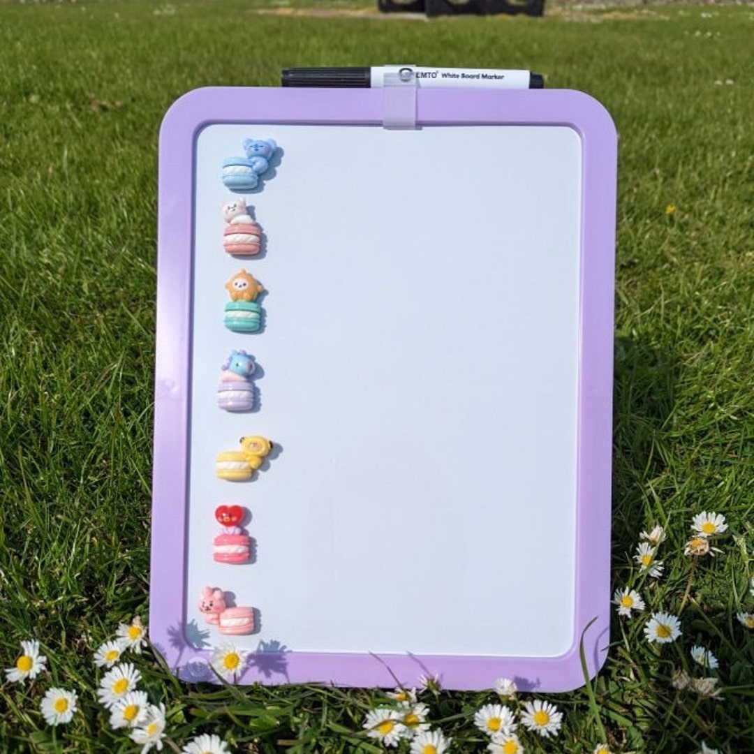 BTS BT21 Memo Board and Magnet Set BTS ARMY Gift 2 Colours Available - Etsy