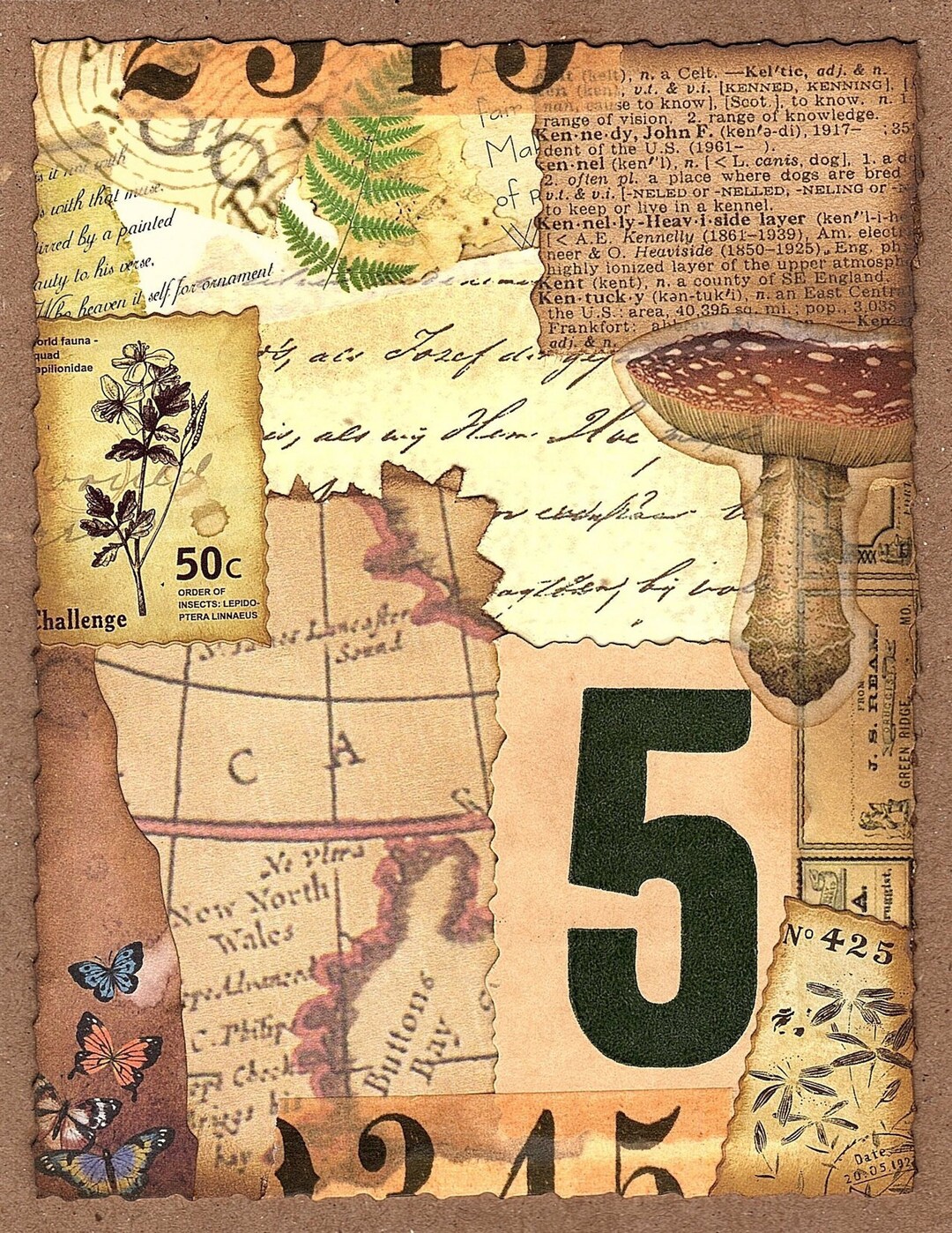 Mini Collages for Cards 1 - Etsy