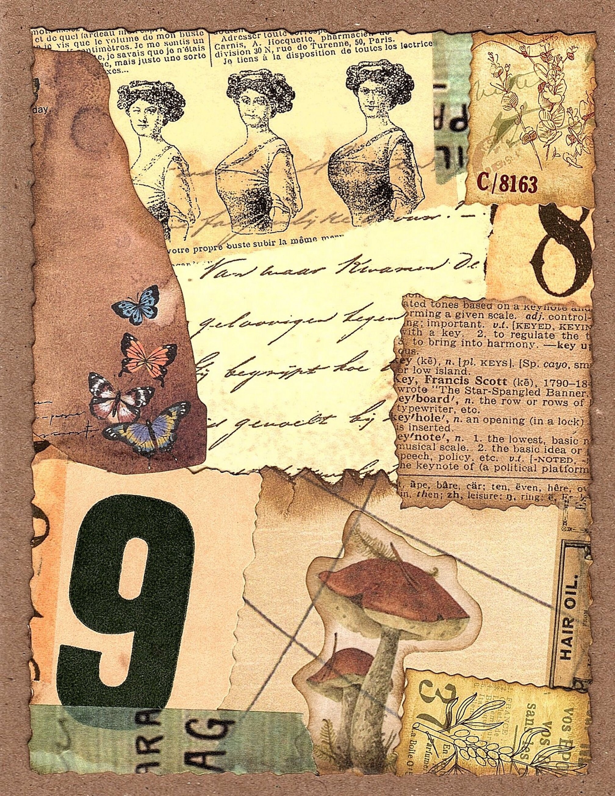 Mini Collages for Cards 1 - Etsy