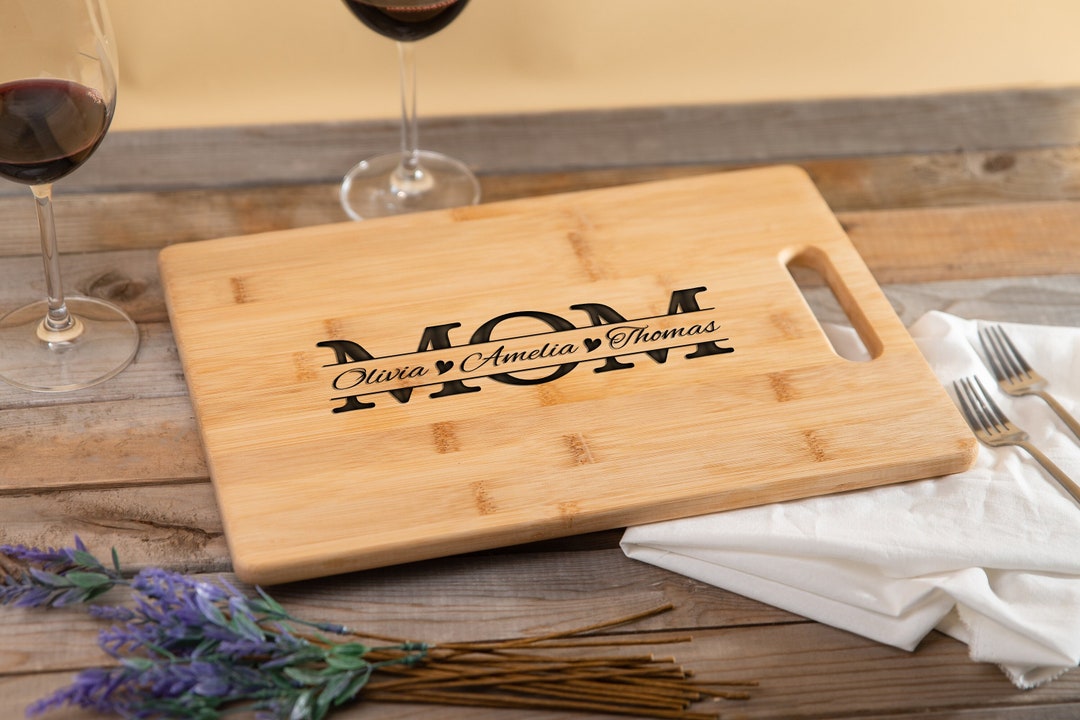 Custom Cutting Board, Mother's Day Gift, Personalized Charcuterie Board ...