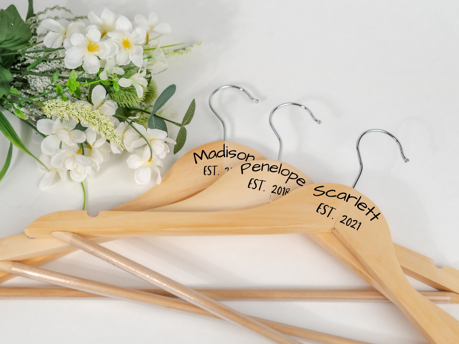 Personalized Bridesmaid Hangers, Engraved Dress Hanger With Name ...