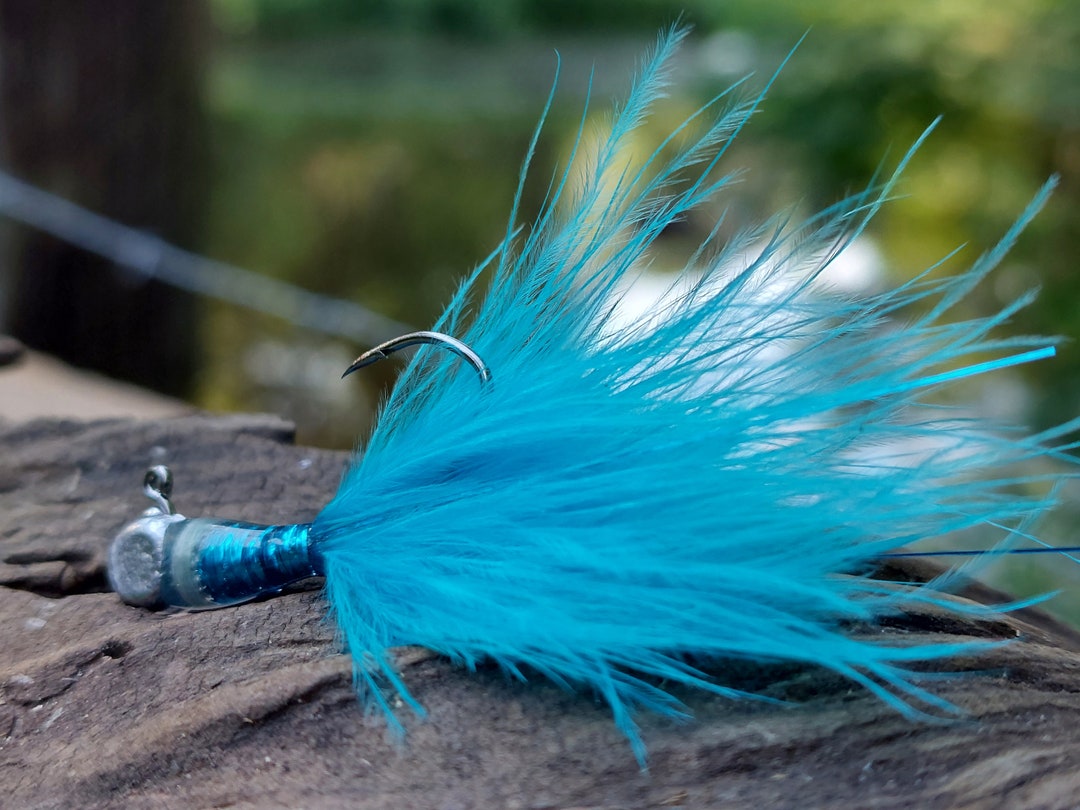 Backlash Fishing Hand Tied Marabou 1/16 Oz Crappie Jigs - Etsy