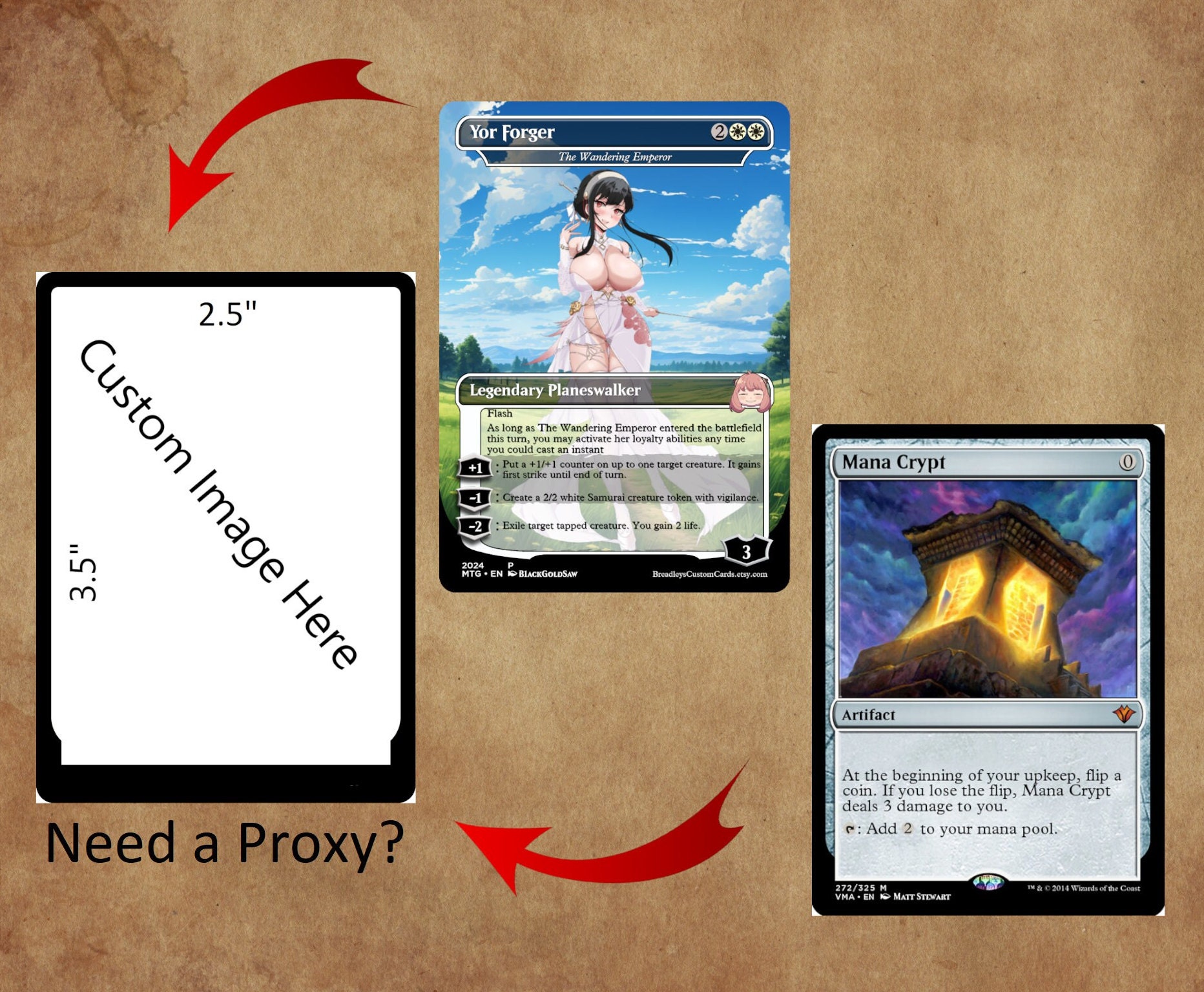 TCG/MTG Proxies and Tokens - Etsy