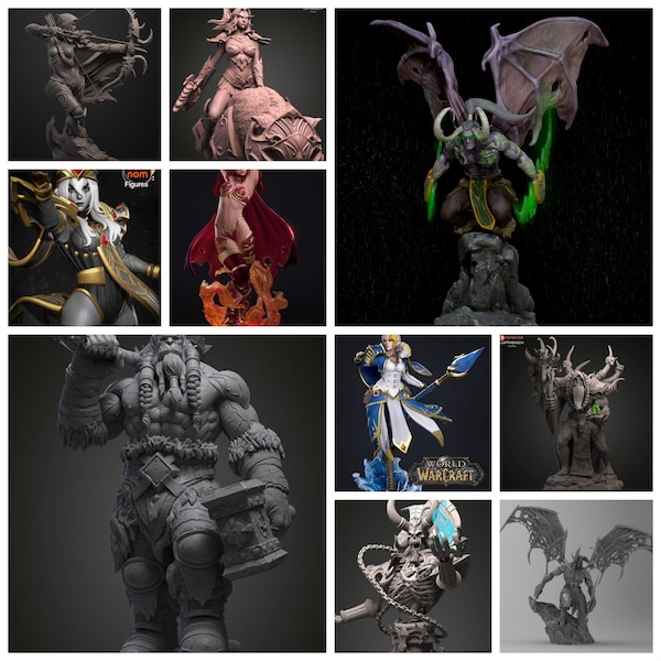 World of Warcraft Stl File - Etsy