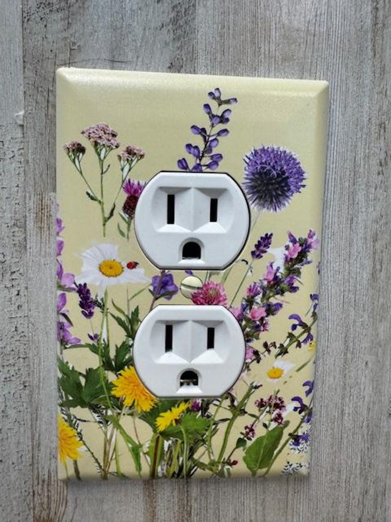 Custom Switch and Outlet Covers - Vibrant Uv-printed Artwork - Etsy