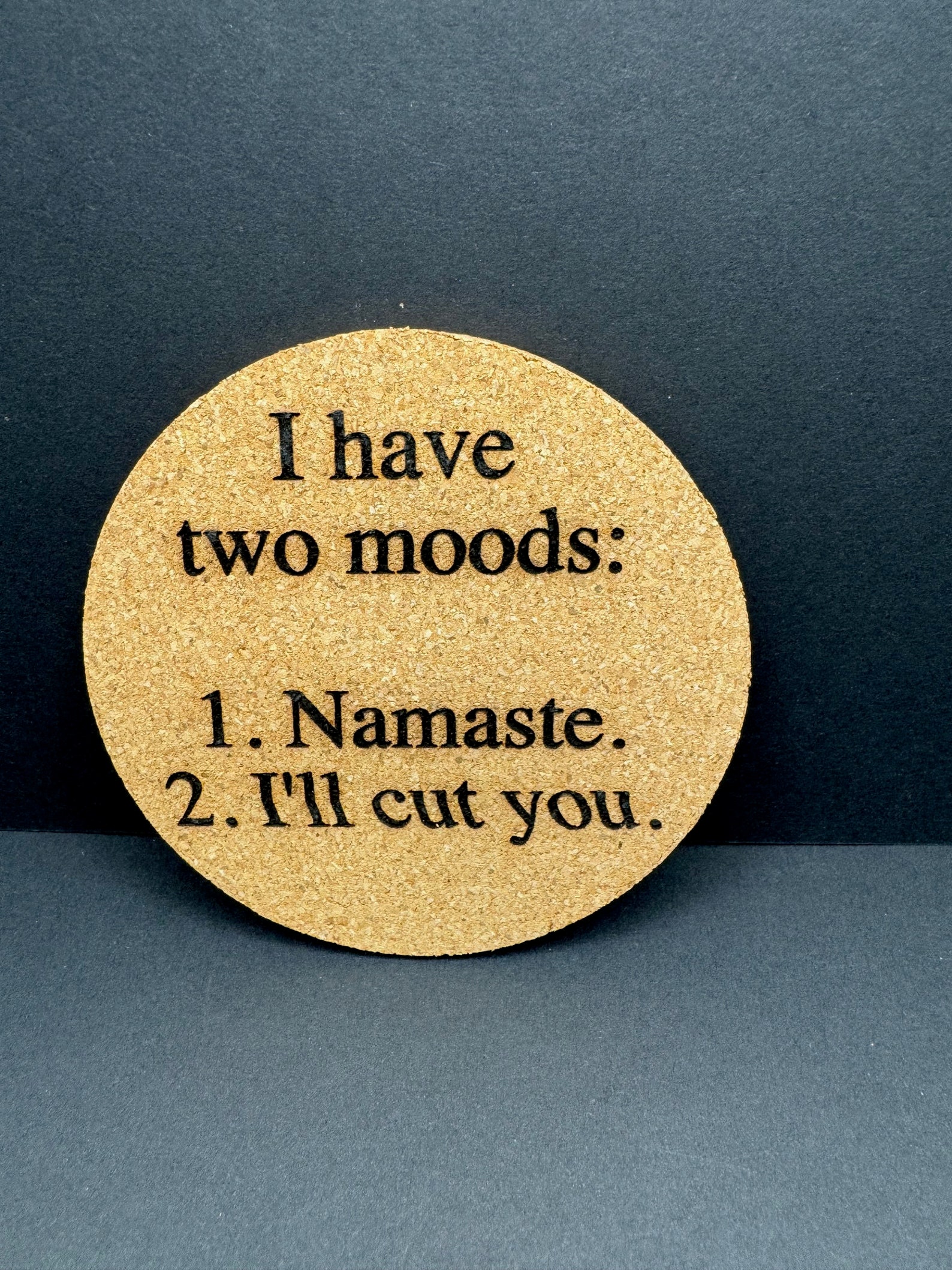 Hilarious Laser Engraved Cork Coaster - Set of 4 - Etsy