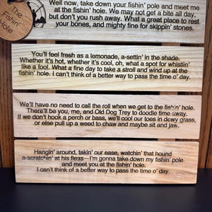 Wooden "the Fishing Hole" Andy Griffith Mayberry Sign - Etsy