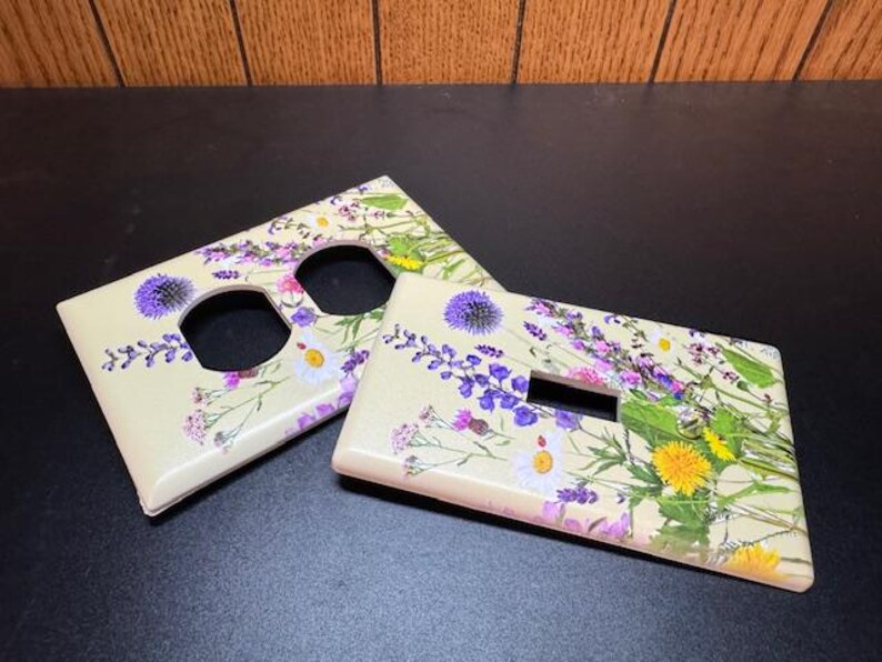 Custom Switch and Outlet Covers - Vibrant Uv-printed Artwork - Etsy